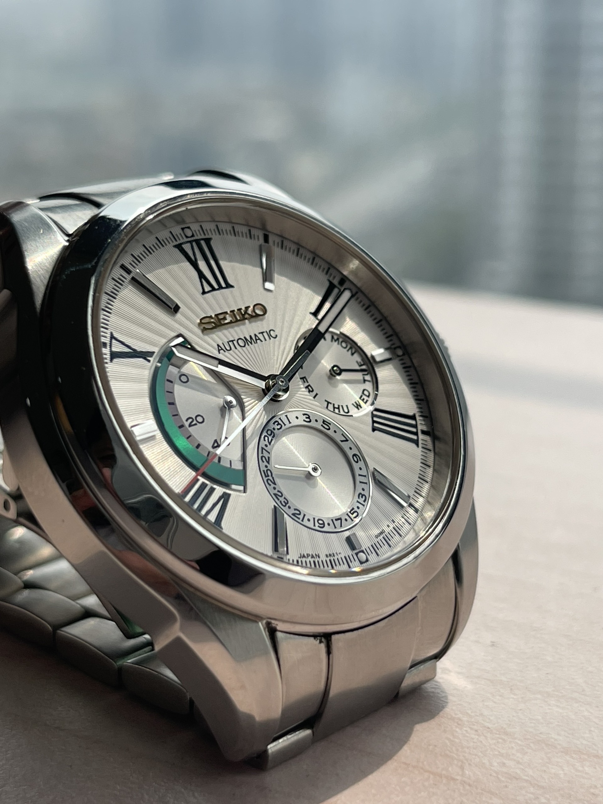 SEIKO BRIGHTZ BACARDI GREEN LIMITED EDITION - SDGC007 - 41mm - HASHI